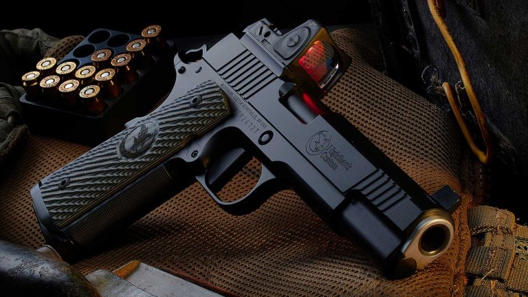 Nighthawk Custom Shadow Hawk Government Optics Ready 1911 Trijicon RMR